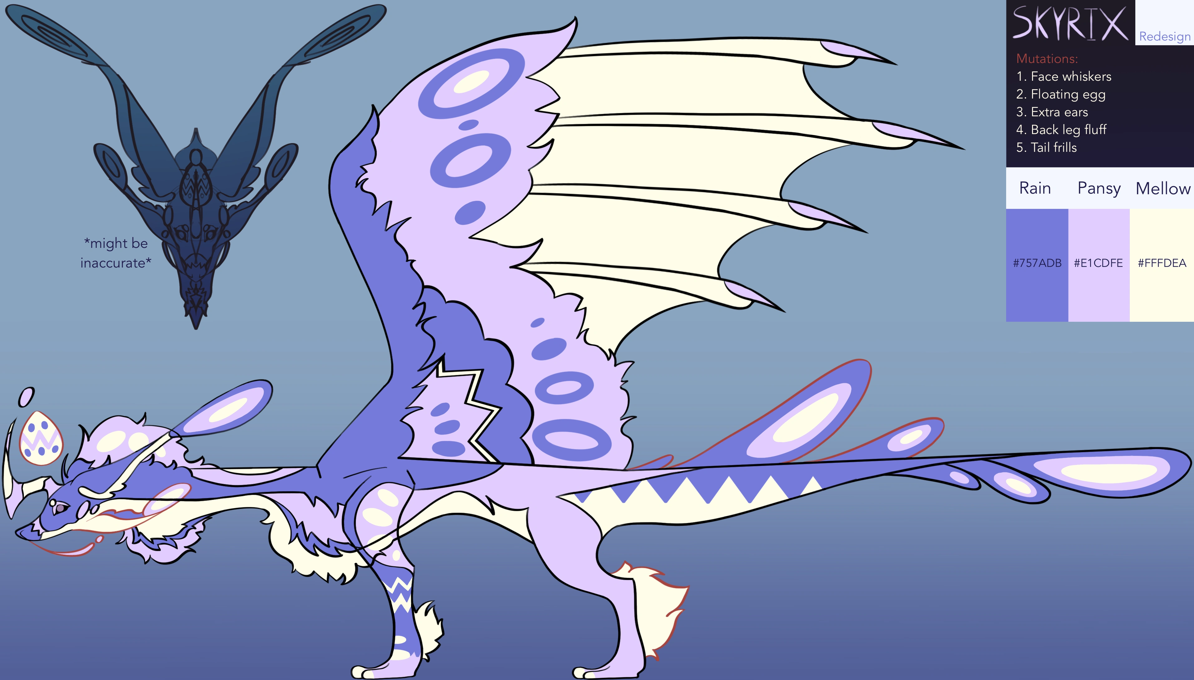 Skyrix redesign! What do you guys think? | Fandom