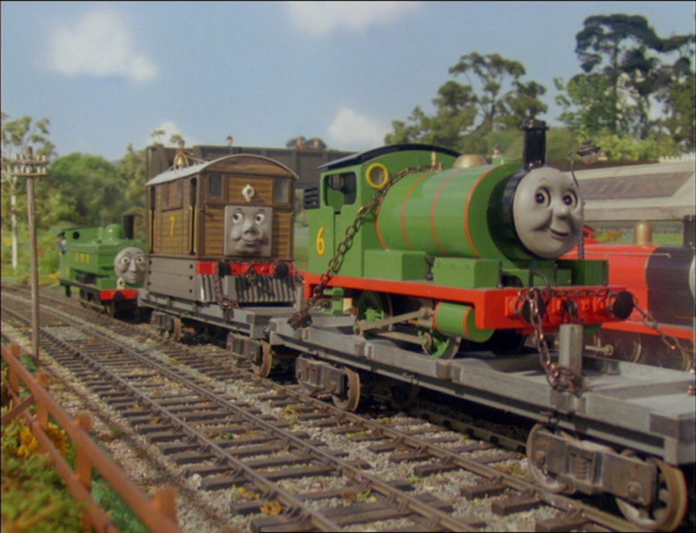 Why were Percy and Toby on flatbeds in thomas and the special letter ...