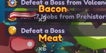 did they randomize meat/bacon drops- | Fandom