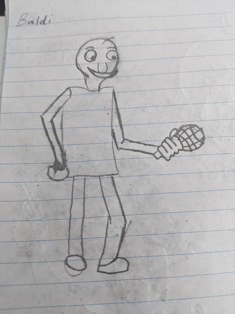 Drawing of Baldi | Fandom
