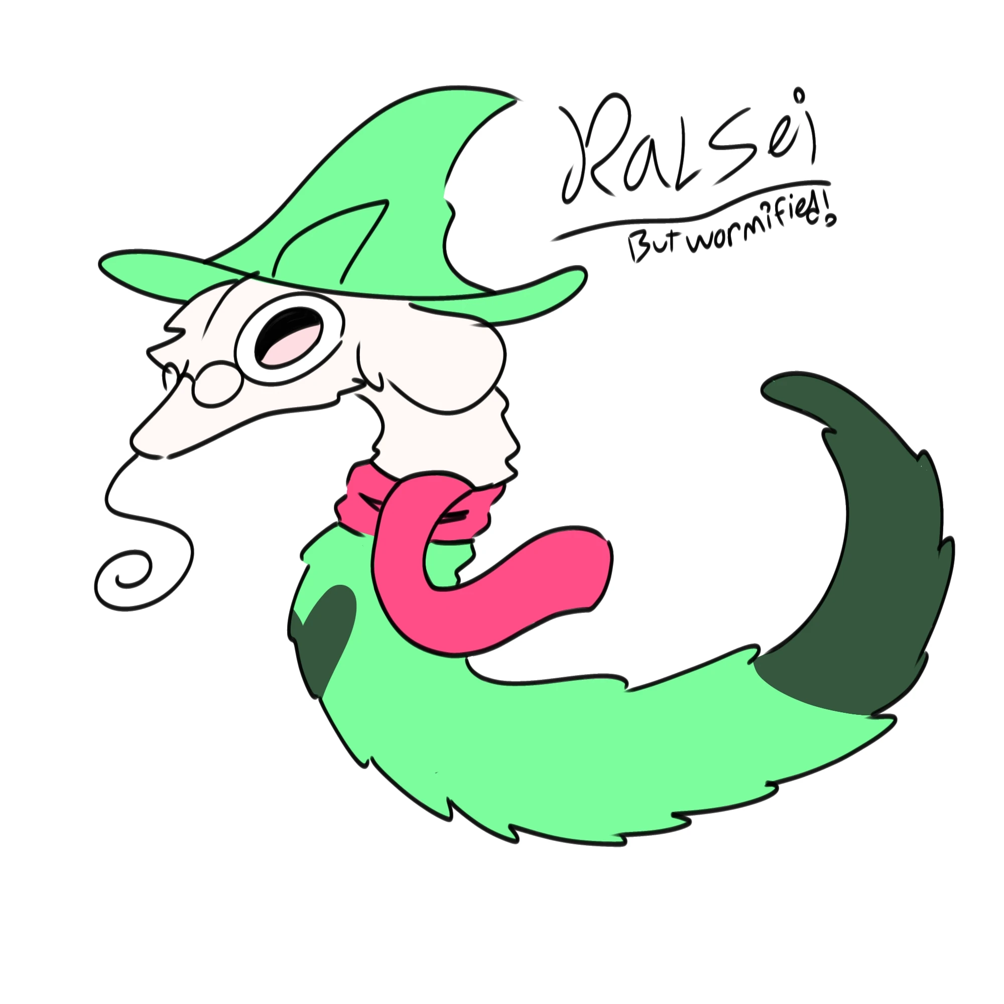 Ralsei but wormified | Fandom