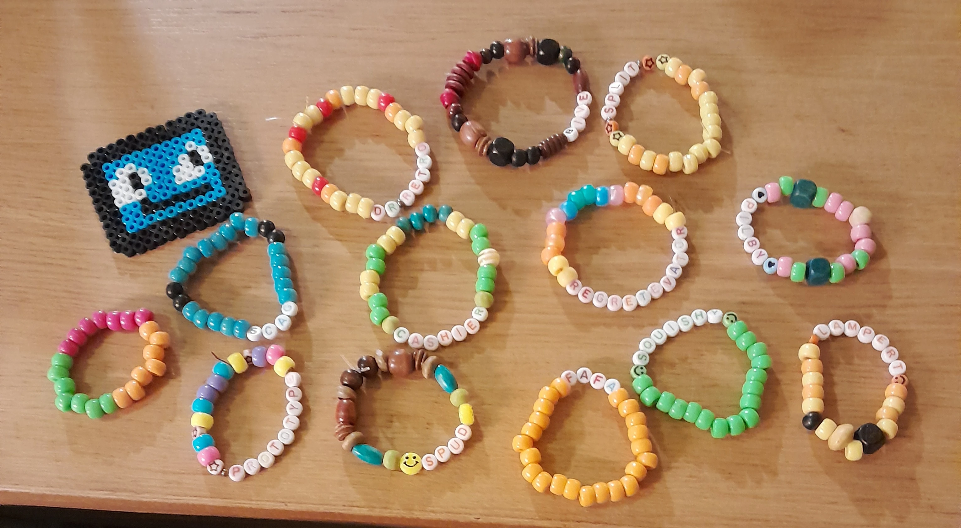 All my Regretevator kandi!! ( and Scag perler :] | Fandom