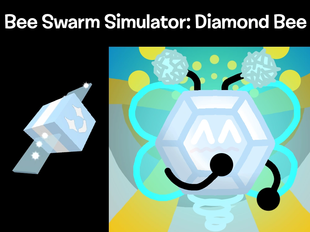Bee Swarm Simulator: Diamond Bee | Fandom