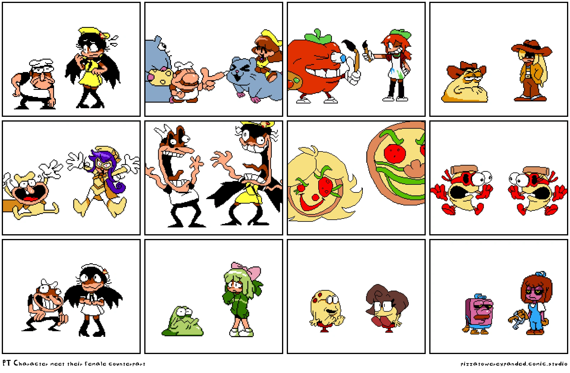 When PT characters meet their female counterpart | Fandom