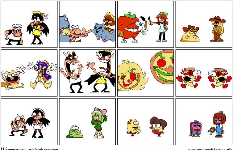 When PT characters meet their female counterpart | Fandom