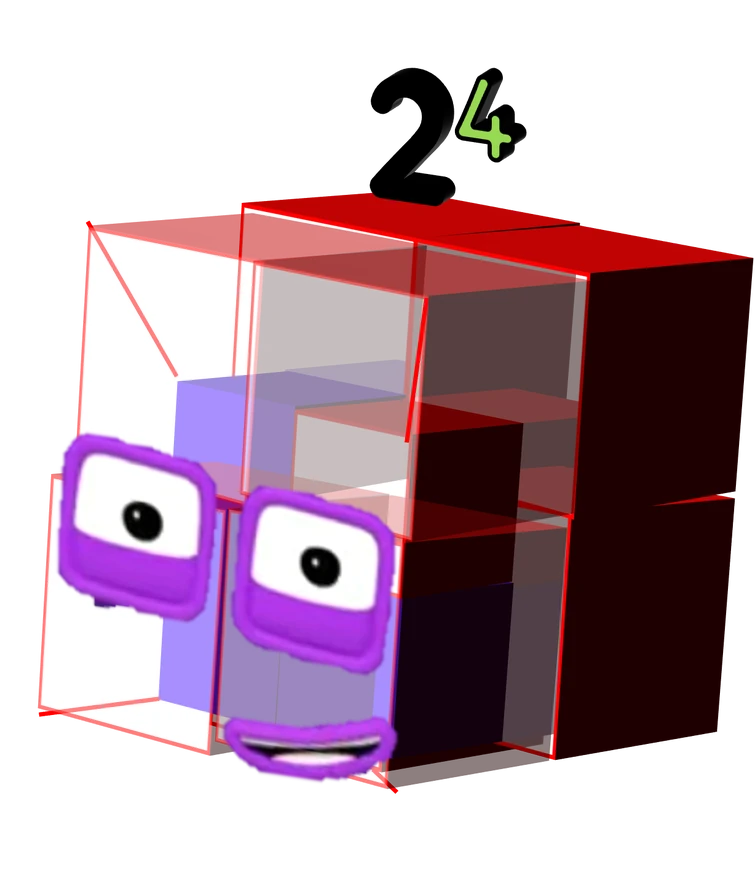 Numberblocks 1 to 5 (but to the powers of 4!) | Fandom