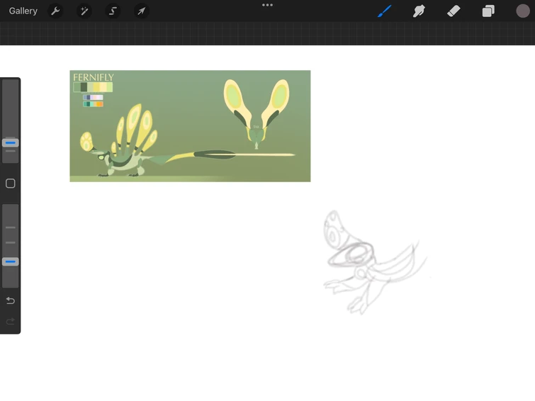 I’m making a drawing where I draw the plains and some creatures that ...