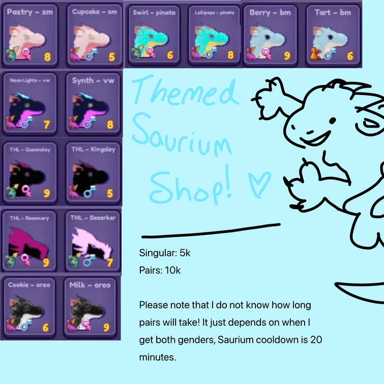 Themed Saurium shop! | Fandom