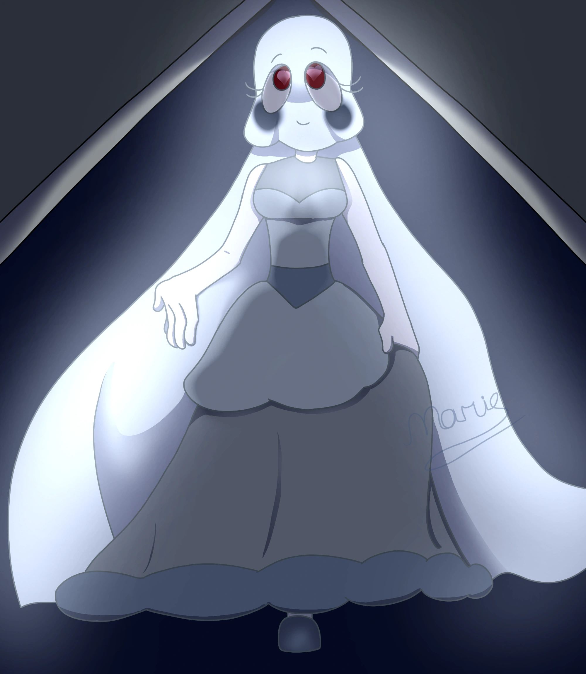 Drew my OC if she was in my usual art style | Fandom