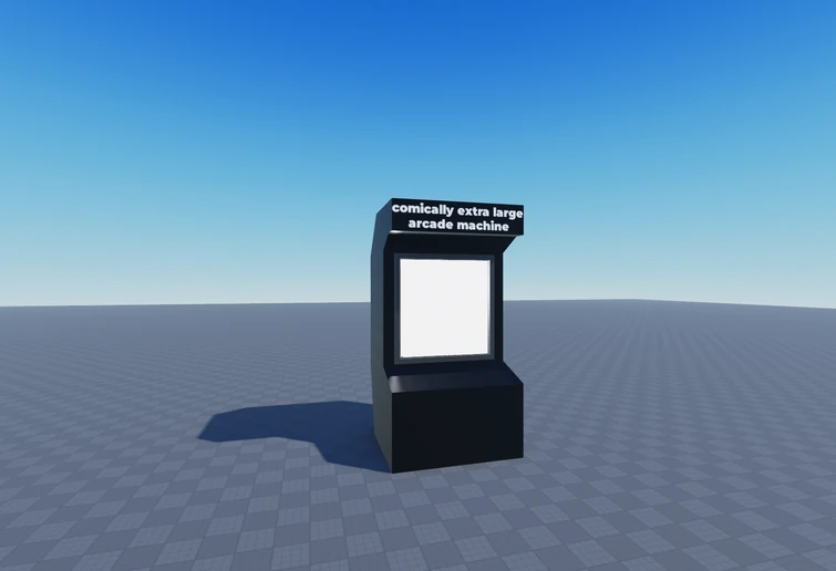 comically extra large + insanely tiniest arcade machine | Fandom