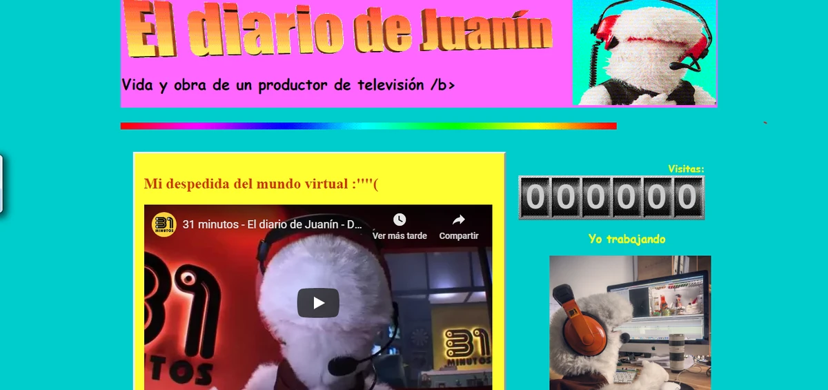 El diario de Juanín (página web) | 31 Minutos | Fandom
