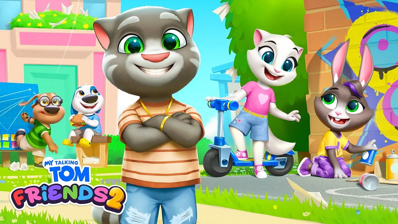 The first video for My Talking Tom Friends 2 has been released on the ...