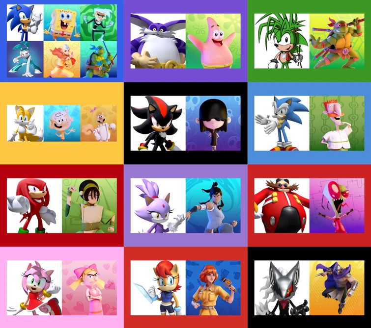 Sonic The Hedgehog/Nickelodeon All-Star Brawl Comparison | Fandom