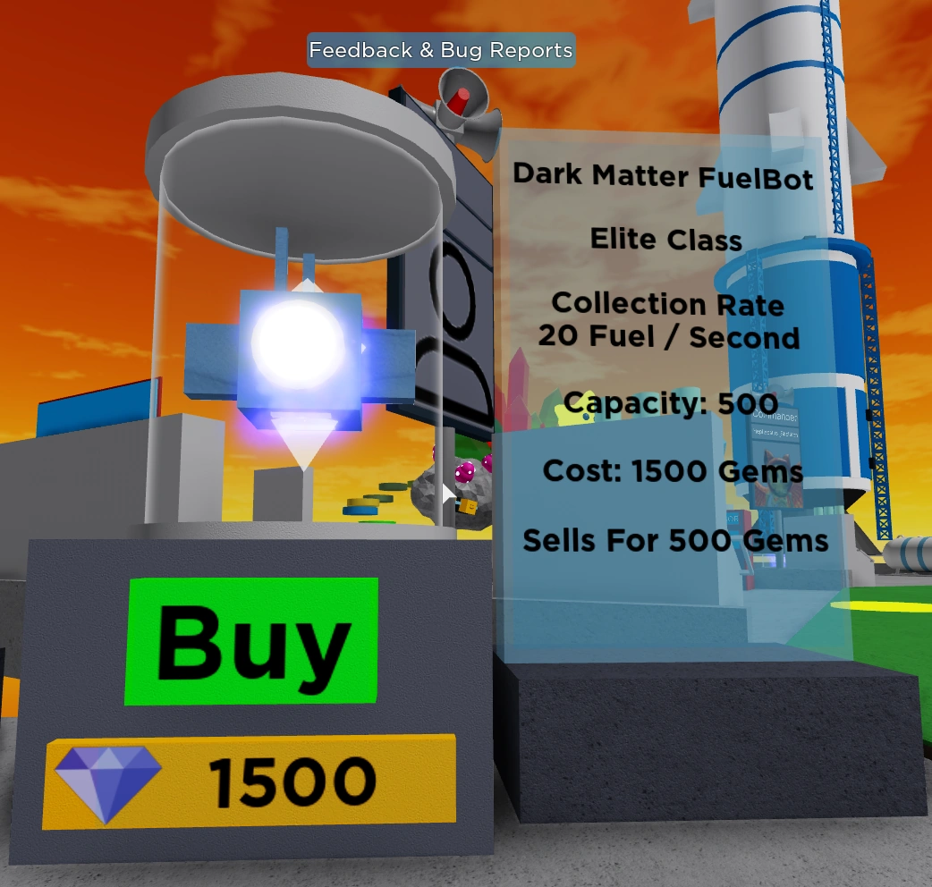 Dark Matter Fuelbot | 3-2-1 Blast Off Simulator Wiki | Fandom
