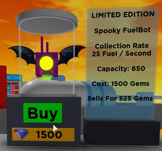 Spooky FuelBot | 3-2-1 Blast Off Simulator Wiki | Fandom