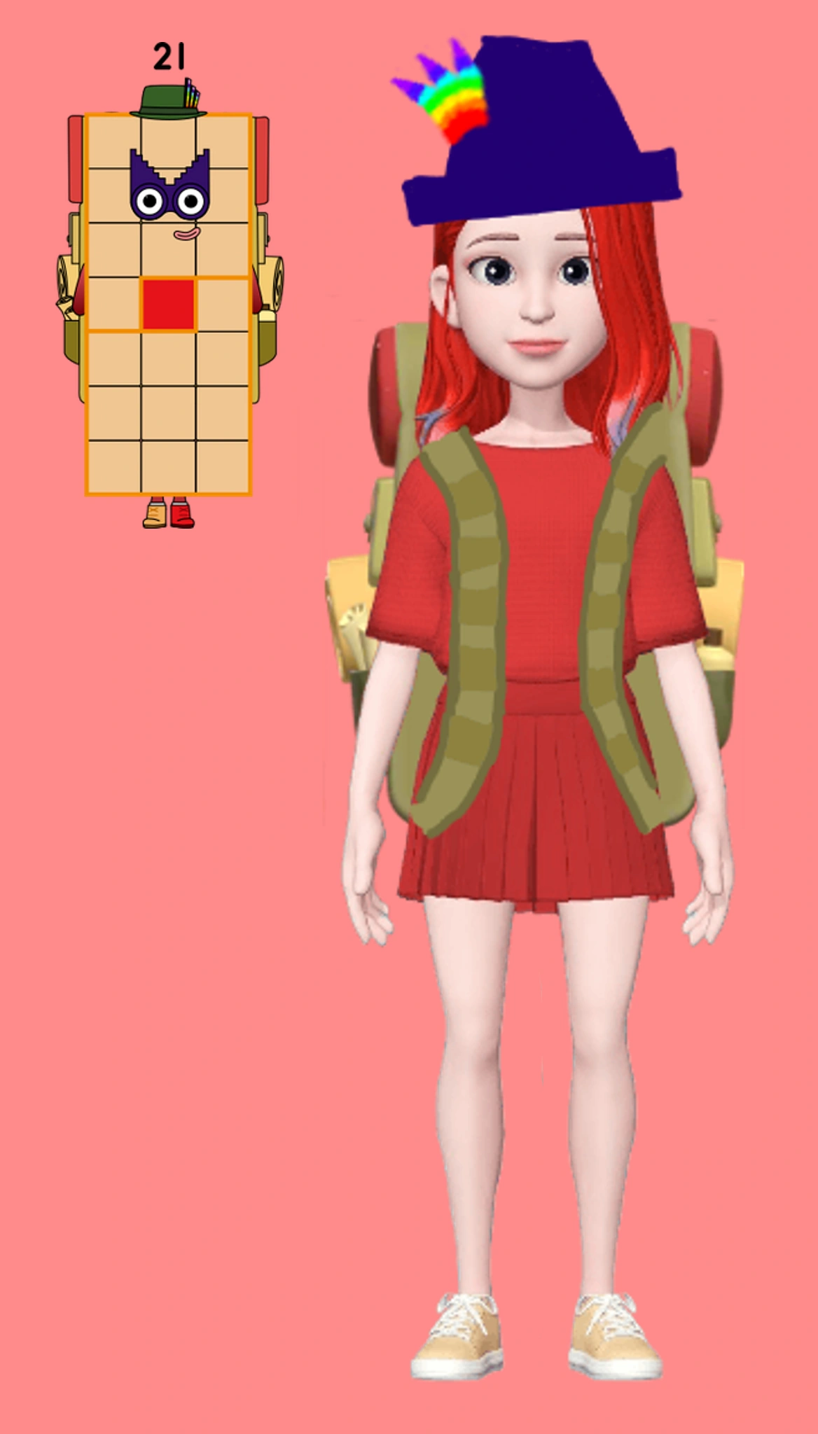 Humanized Numberblock 21! | Fandom