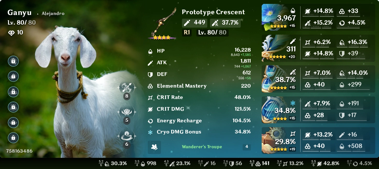 Coco goat build. | Fandom