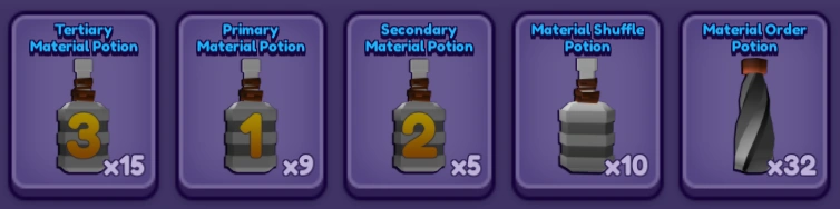 LF: P/S/T color potions (or coins). | Fandom