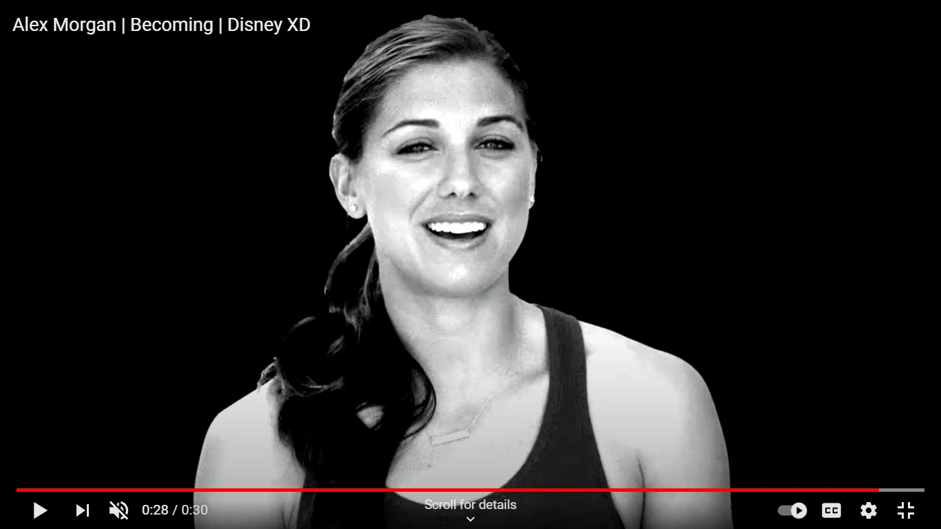This "Becoming Alex Morgan" lost commerical I'm talking about! Not the ...