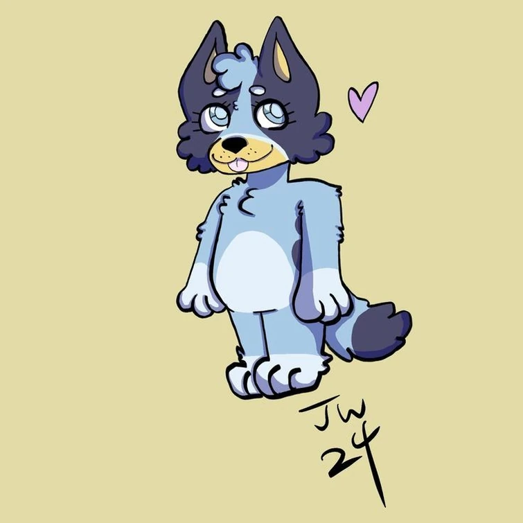 My partner asked me to draw Bluey for him in my artstyle | Fandom
