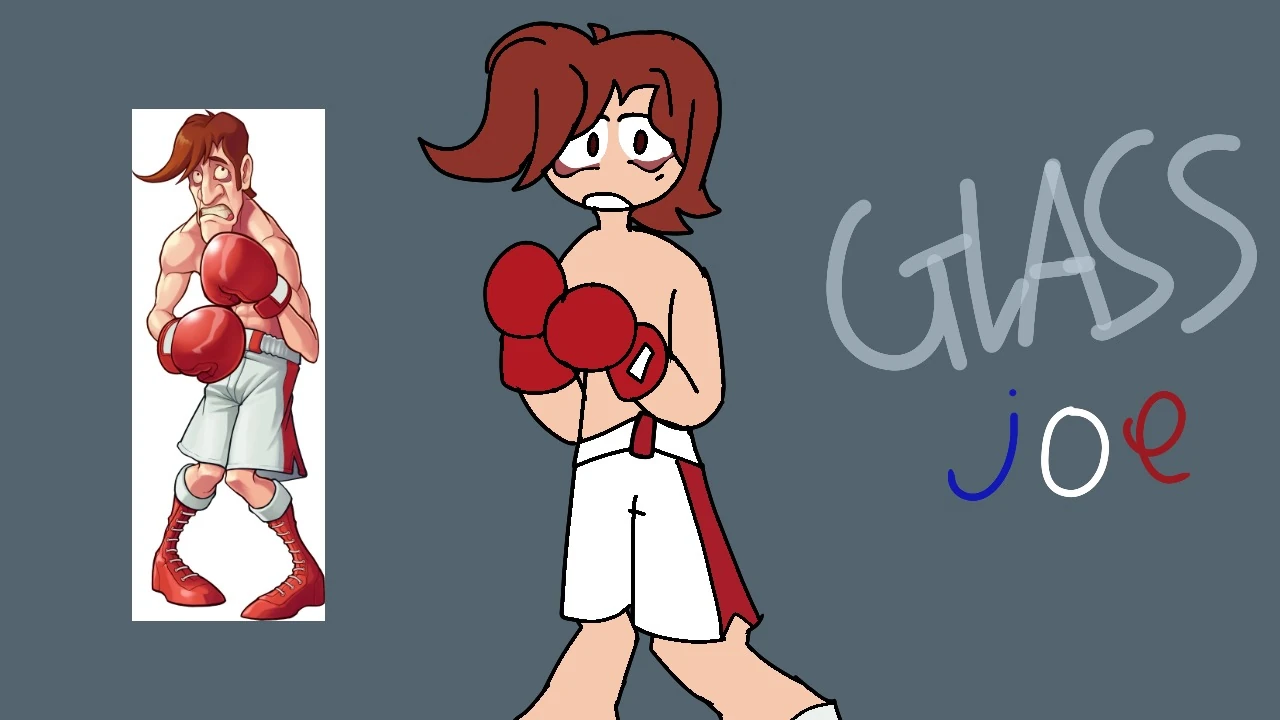 Glass Joe Art!! Wahoo!! | Fandom