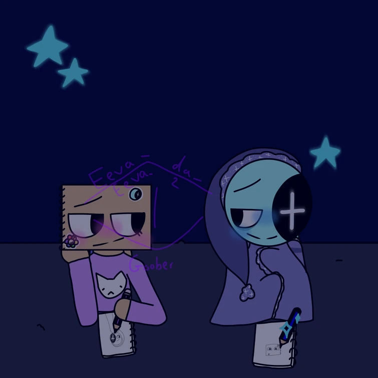 Midnight sketches (TW: Oc x Canon / Selfshipping) | Fandom