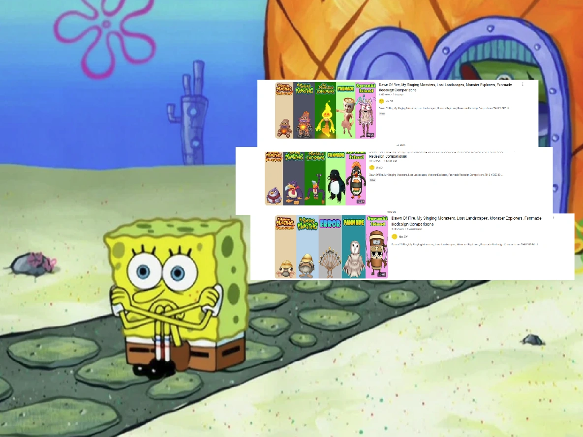 I am so sick and tired of seeing sprunki island in every single msm ...