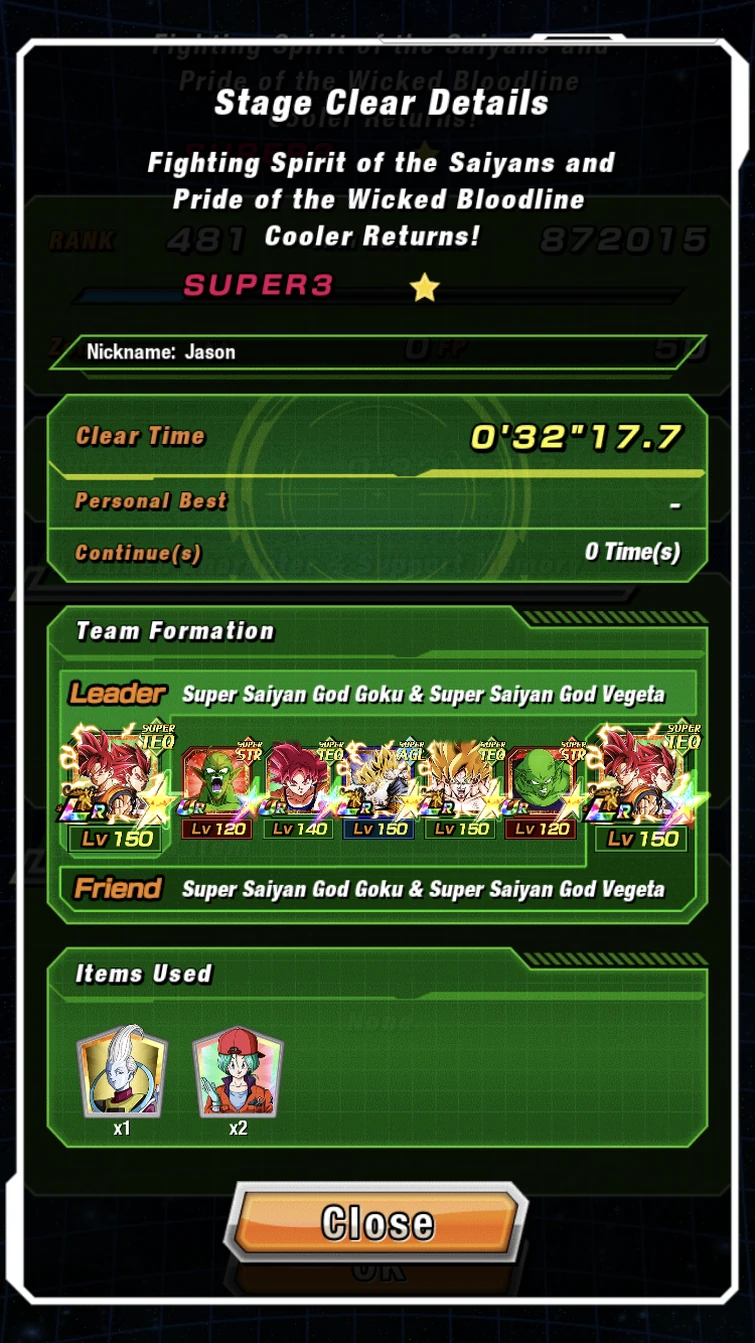 Stages 3 & 4 of Fighting Spirit of the Saiyans & Pride of the Wicked ...