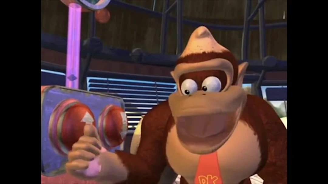 That's right, DK's head and skull is in the shape of his hair | Fandom