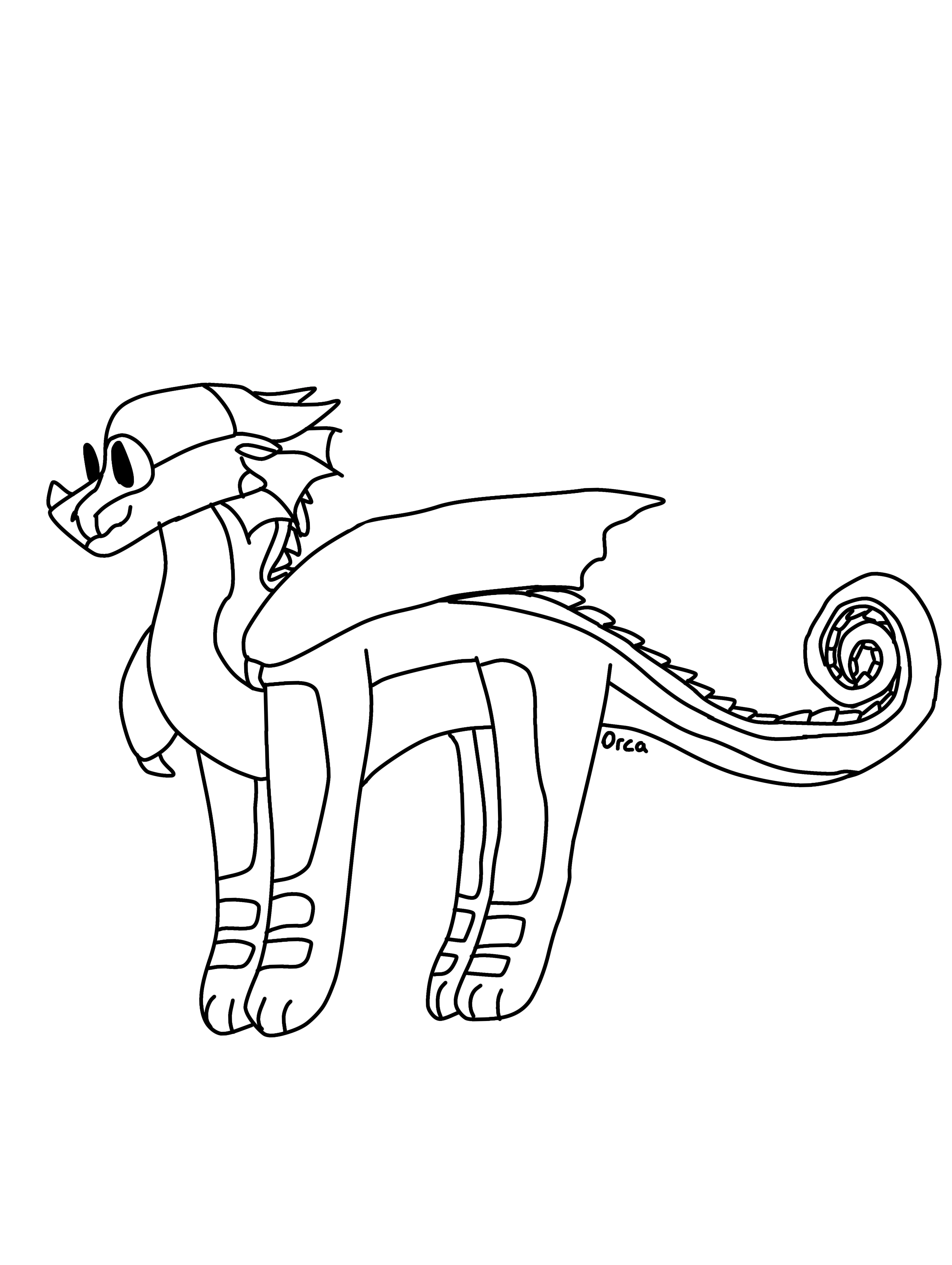 Chibi Rainwing base (comments appreciated, Upvotes are fine to) | Fandom