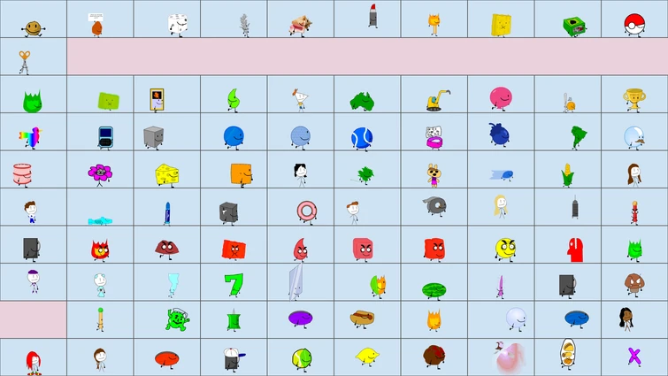 BFDI Recommended Characters VV 12 (VTE) | Fandom