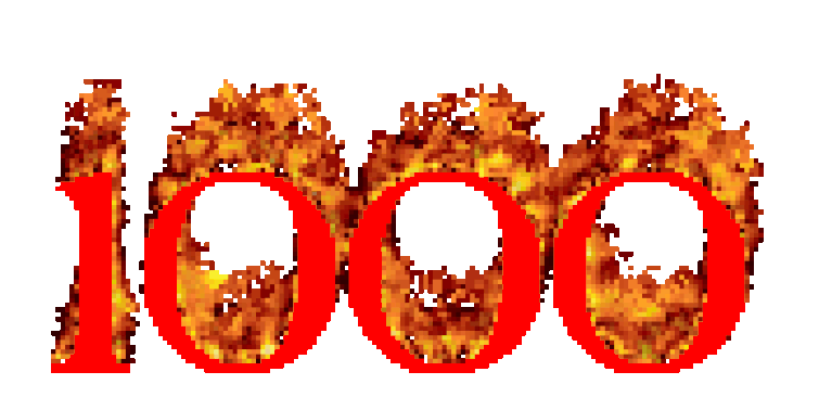 oh my golly gosh we made it to 1000 | Fandom