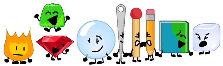 Drawing of all members of Freesmart in BFDIA I guess | Fandom