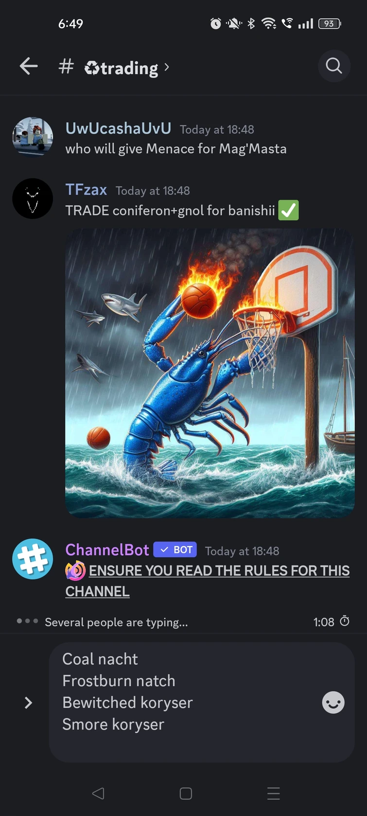 Wuh???? Lobster? Discord is crazy | Fandom