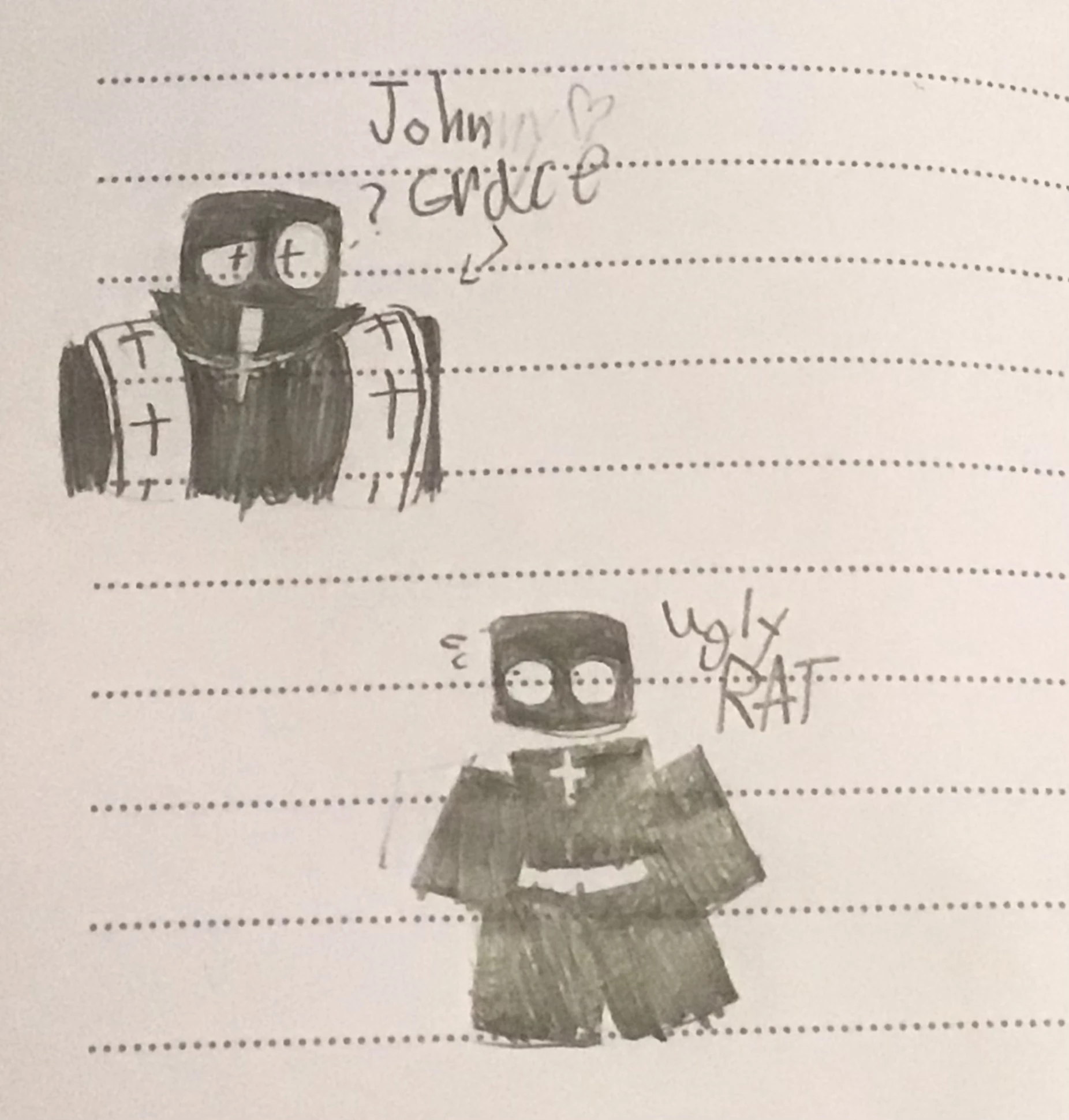 Idk what to title this, but here’s John along with oc x canon and my ...