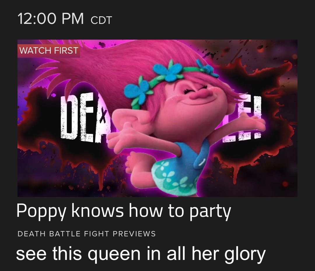 Poppy vs Smurfette previews | Fandom