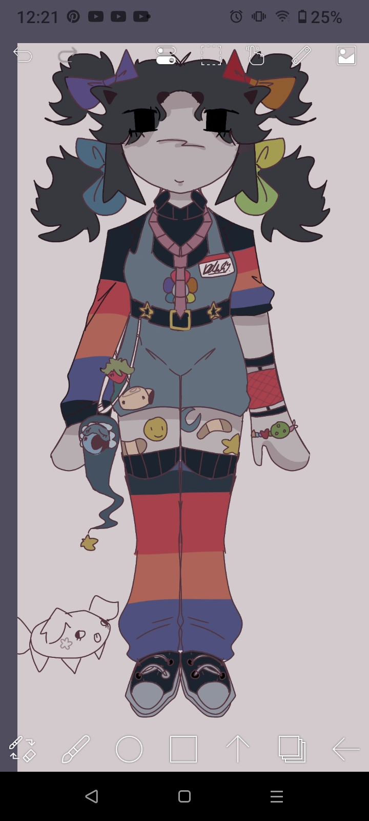 mm yummy human dandy art(first time doing lineart) | Fandom