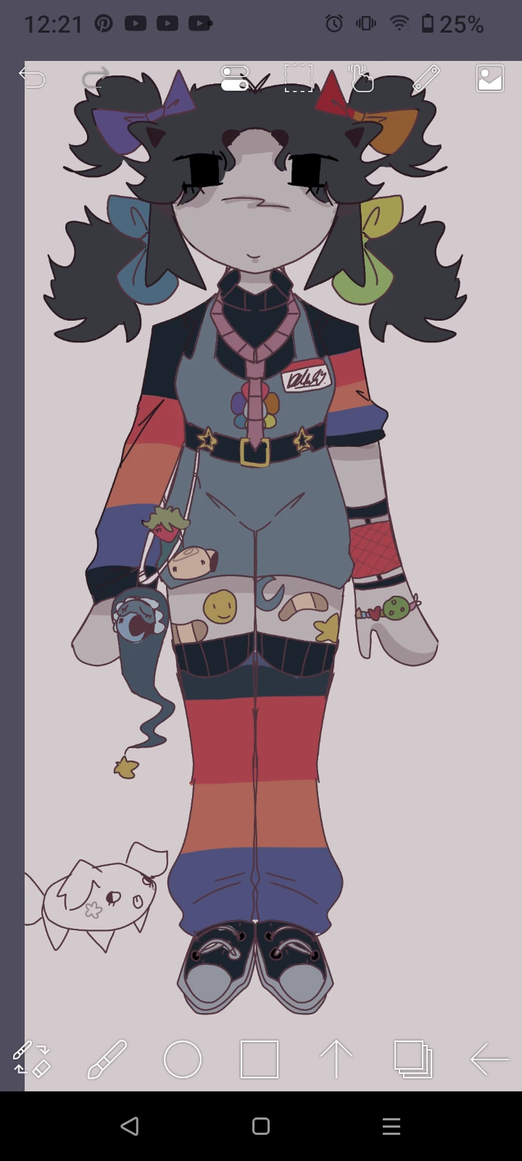 mm yummy human dandy art(first time doing lineart) | Fandom