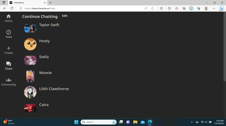 everyone share your ai chat contacts | Fandom