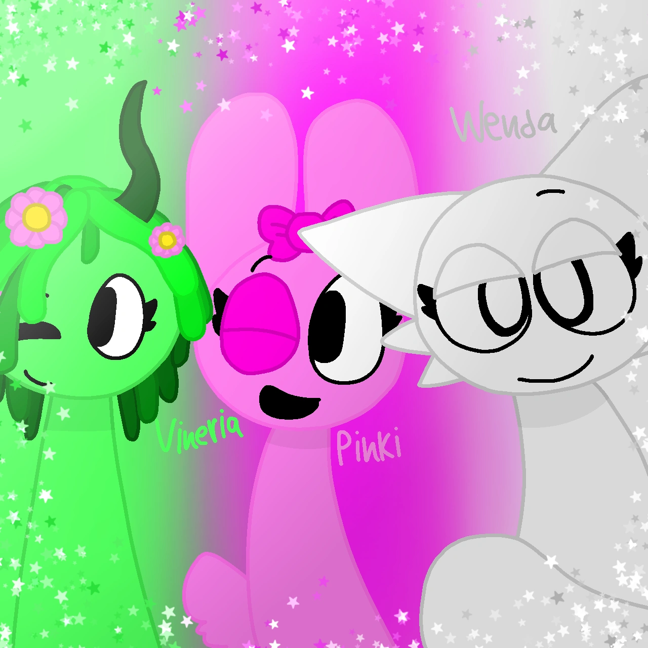 Vineria, Pinki and Wenda Fanart | Fandom
