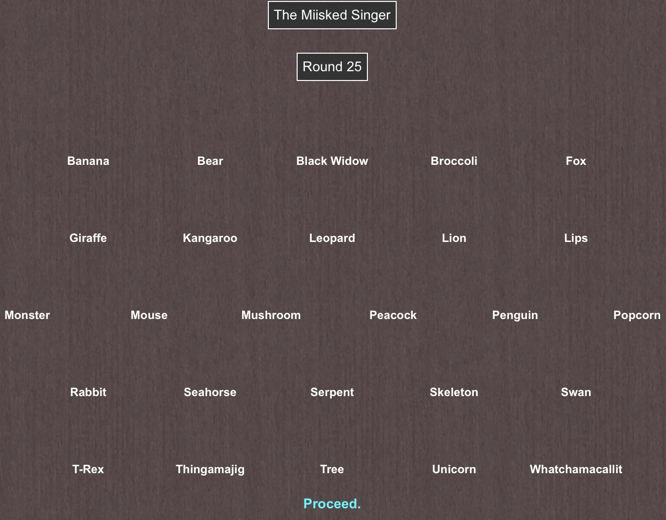 The Miisked Singer: Round 25 | Fandom