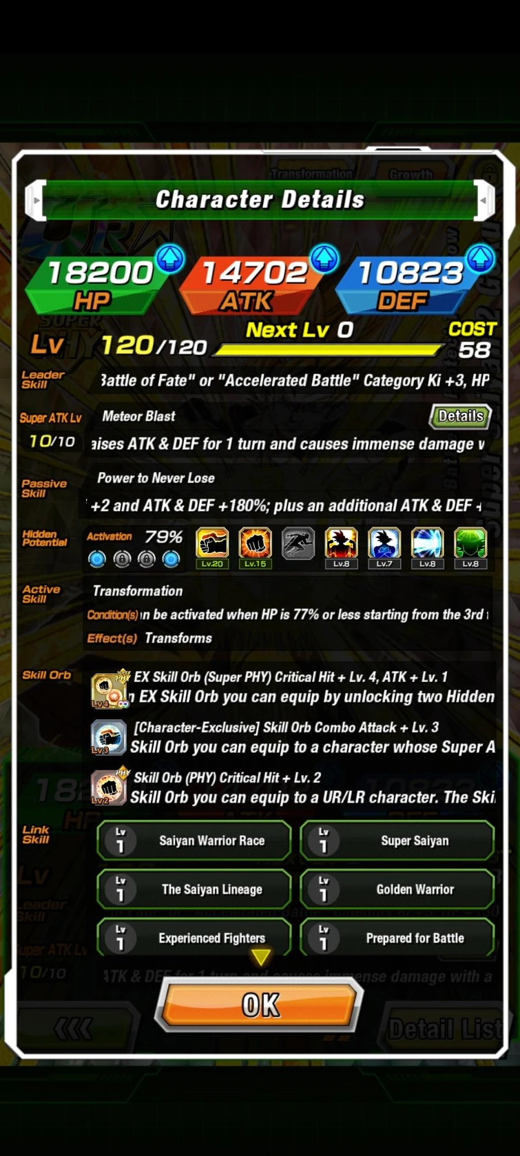 This is the hidden potential I gave him, any thoughts? | Fandom