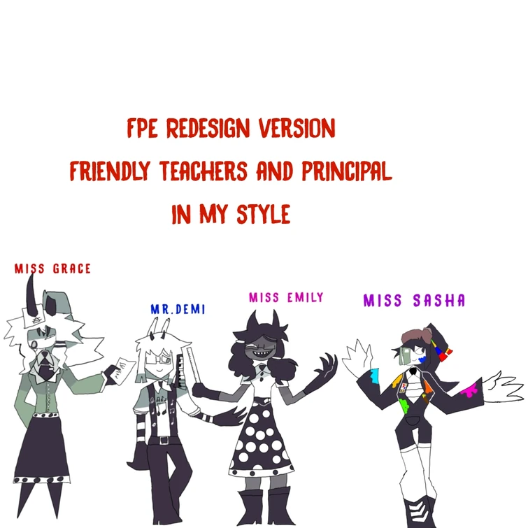 Here’s more redesign of fpe characters | Fandom