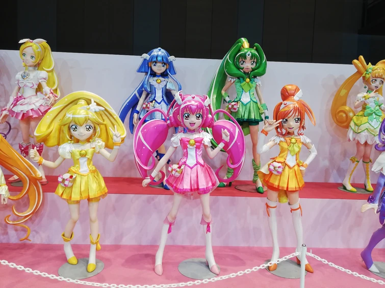 【All Pretty Cure Exhibition Yokohama】Life-size mannequins of PreCure ...