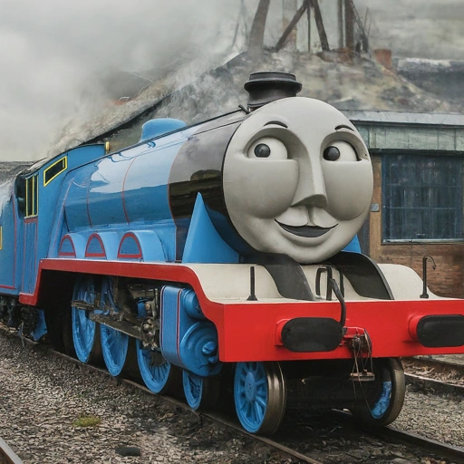 Some AI Generated Images of This Big Blue Engine | Fandom
