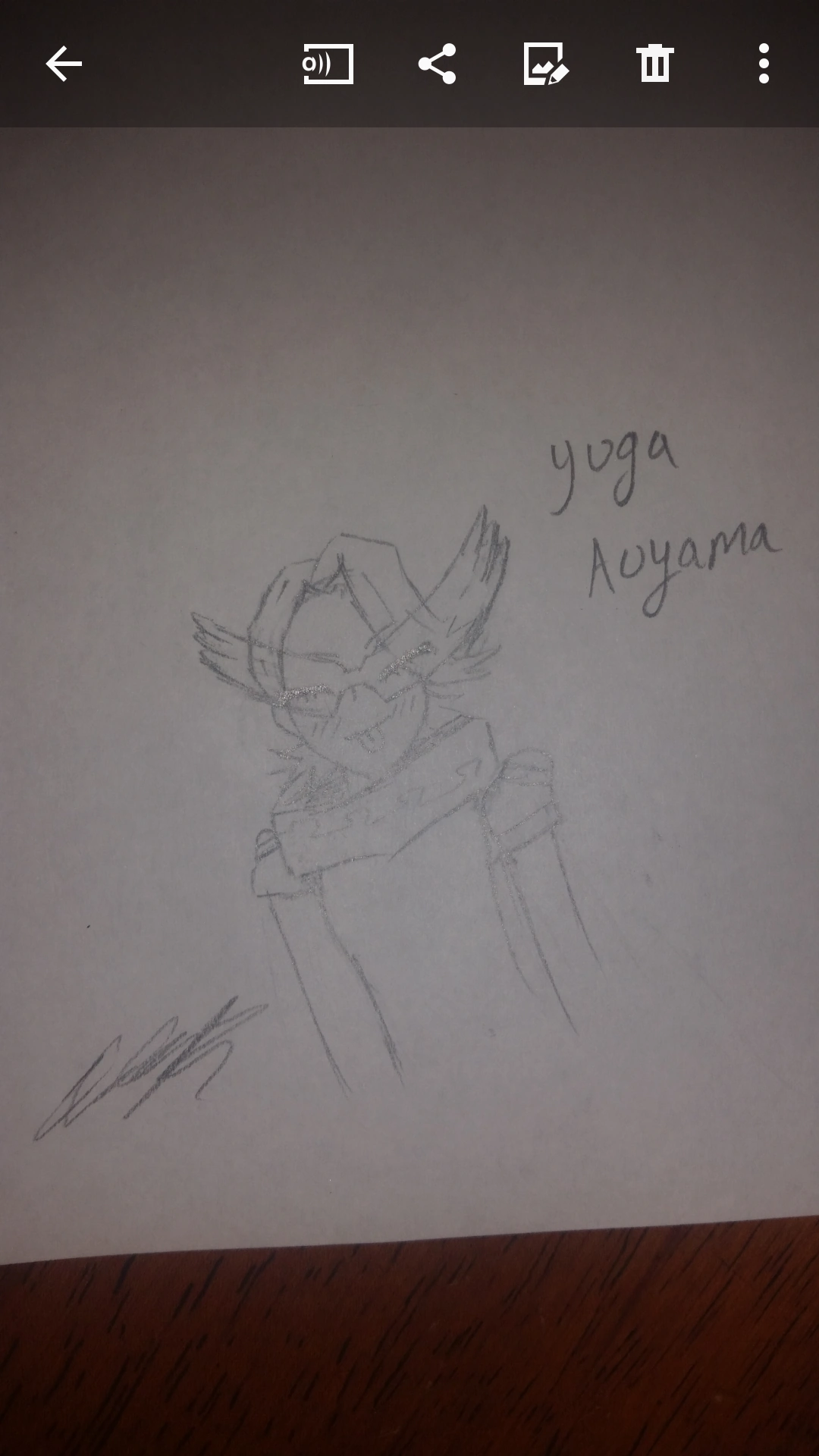 Yuga Aoyama drawing | Fandom