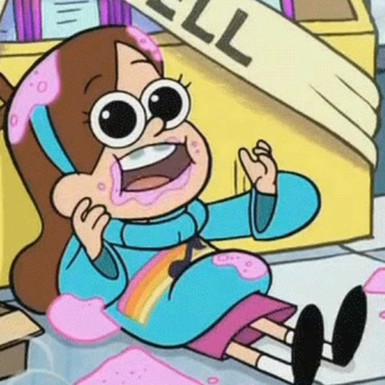 Mabel pines with a grimace shake | Fandom