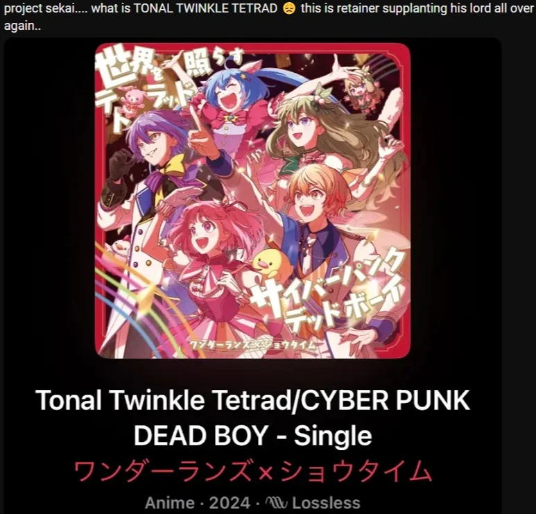 PJSK fans trying to not complain about every little thing in this game ...