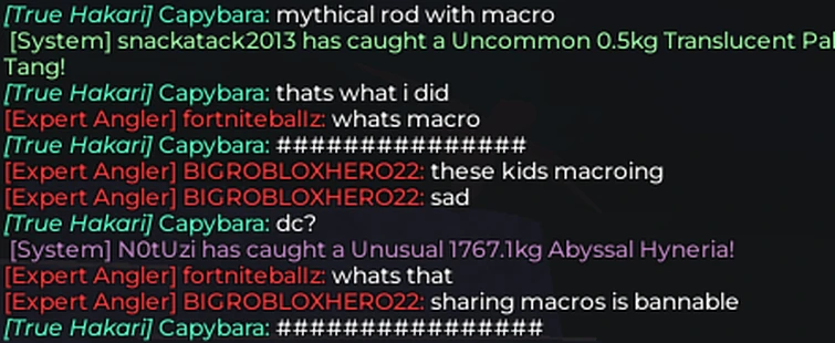 Sharing macros is bannable isnt it | Fandom