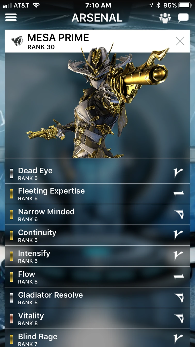 Mesa Prime build | Fandom